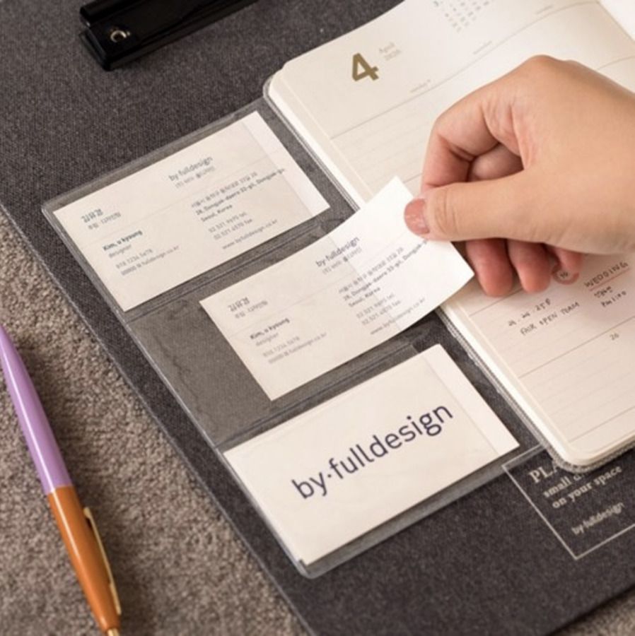 MochiThings: Triple Business Card Side Pocket Sticker