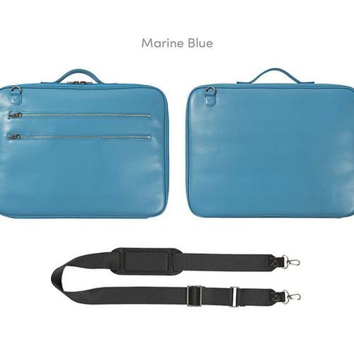 MochiThings: Table Talk Leather Laptop Shoulder Bag