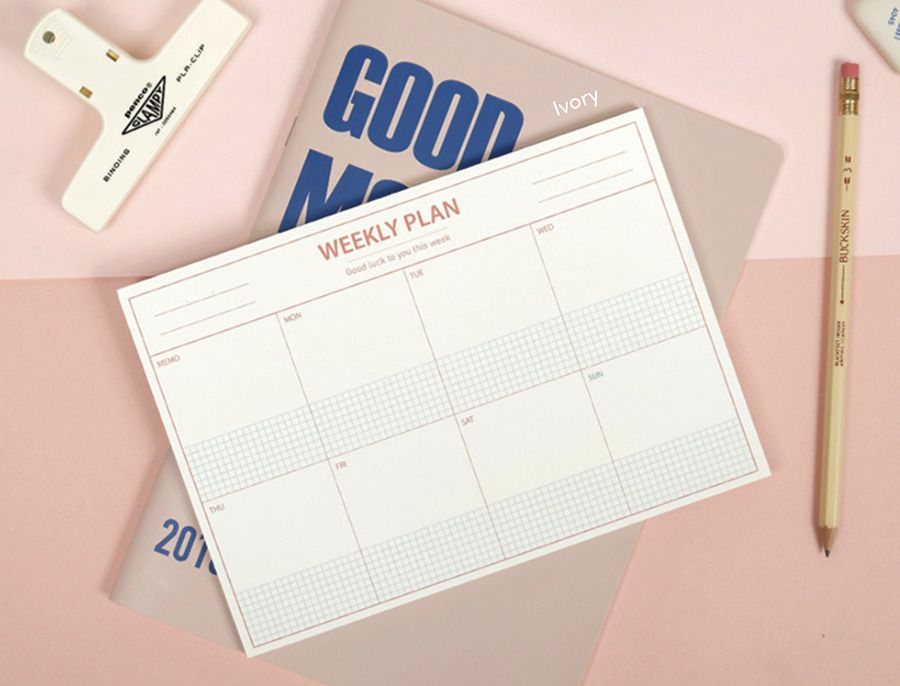 MochiThings: Weekly Schedule Notepad v1