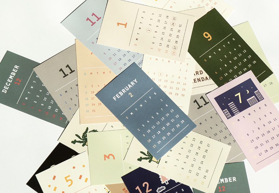 MochiThings: 2020 Your Record Card Calendar
