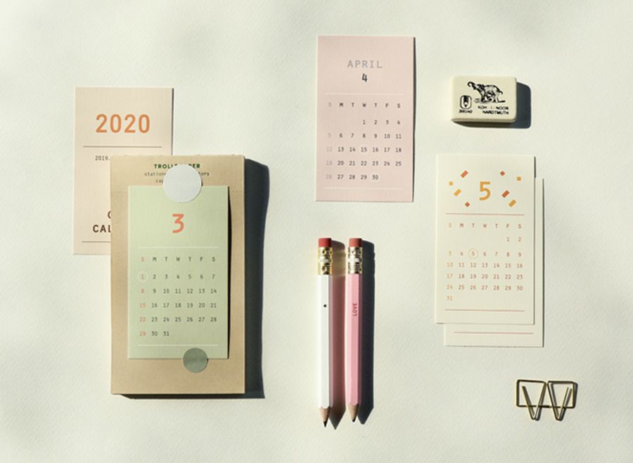 MochiThings: 2020 Your Record Card Calendar