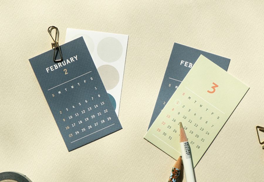 MochiThings: 2020 Your Record Card Calendar