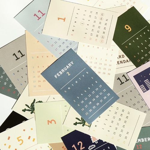 MochiThings: 2020 Your Record Card Calendar
