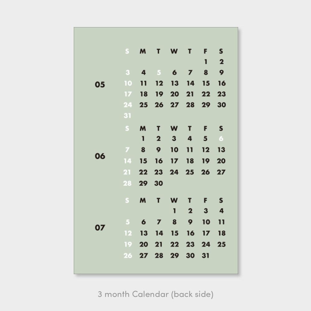 MochiThings: 2020 Color Plan Desk Calendar