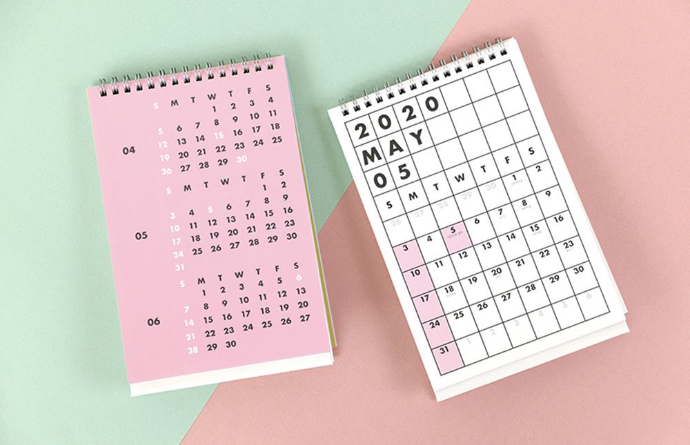 MochiThings: 2020 Color Plan Desk Calendar