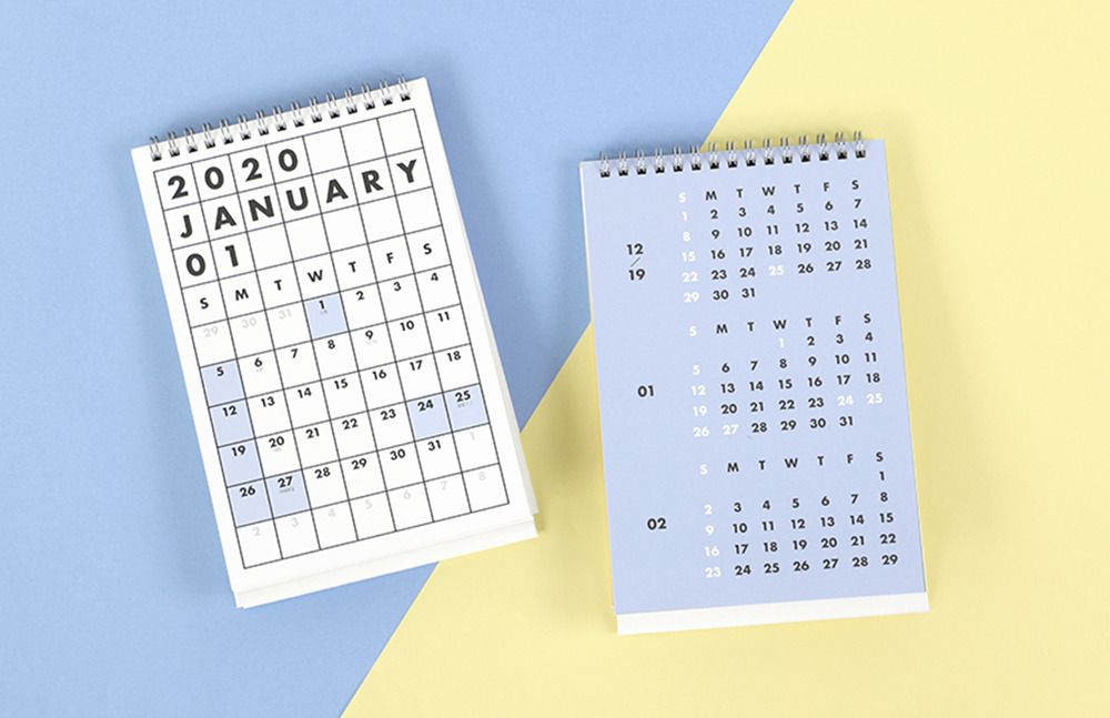 MochiThings: 2020 Color Plan Desk Calendar