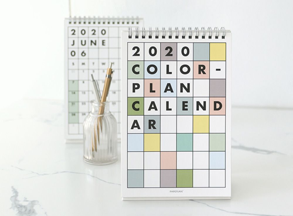 MochiThings: 2020 Color Plan Desk Calendar