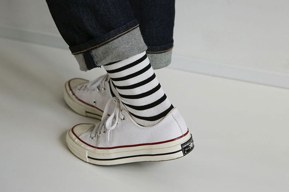 MochiThings: Stripe Pattern Women Socks