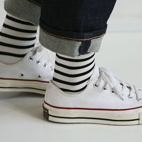 MochiThings: Stripe Pattern Women Socks