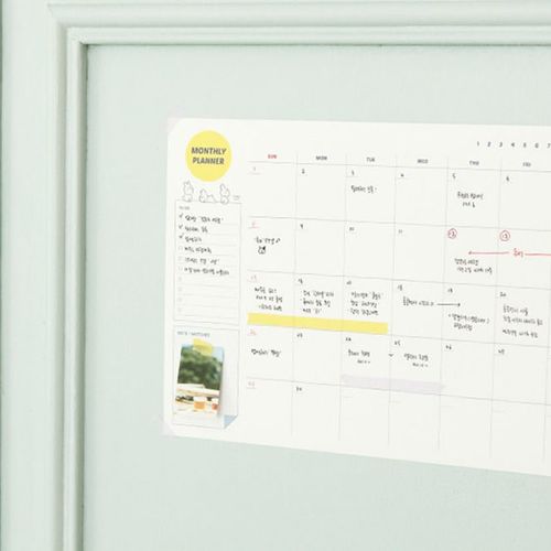 MochiThings: Hello Jane Monthly Schedule Pad