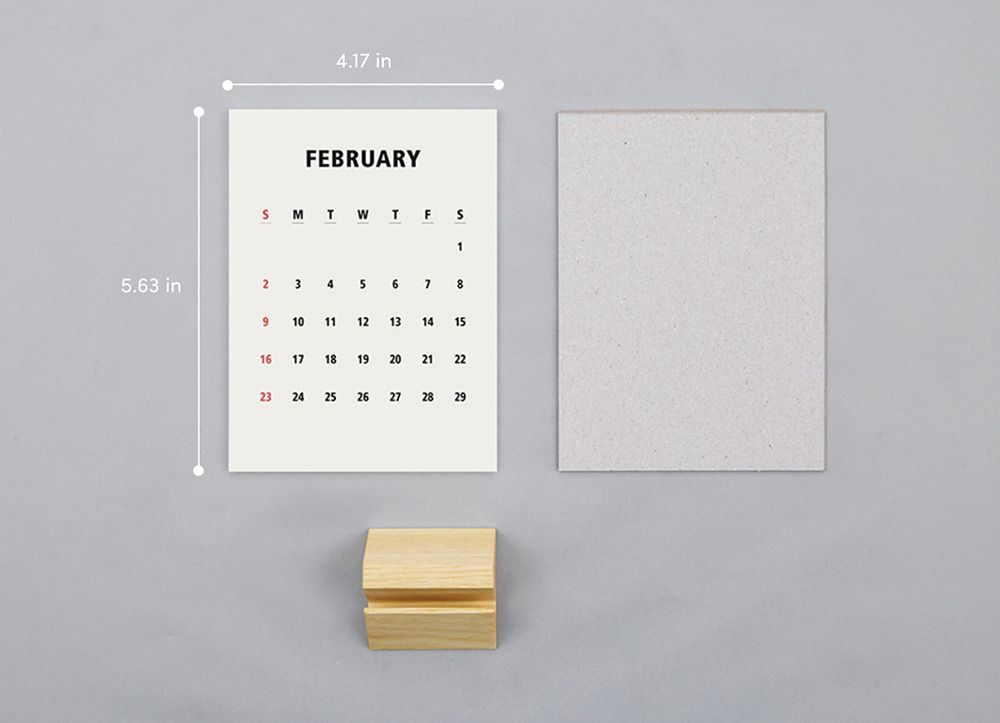 MochiThings: 2020 Mini Triangle Wood Calendar