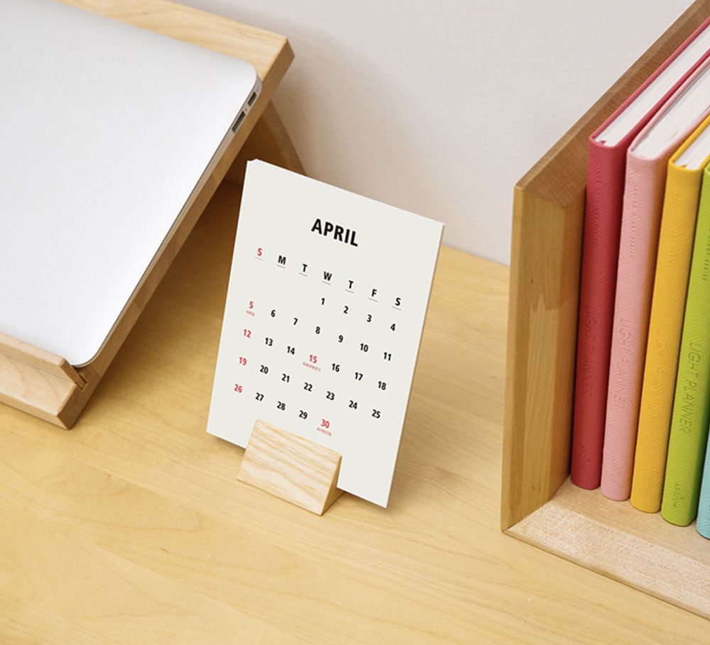 MochiThings: 2020 Mini Triangle Wood Calendar