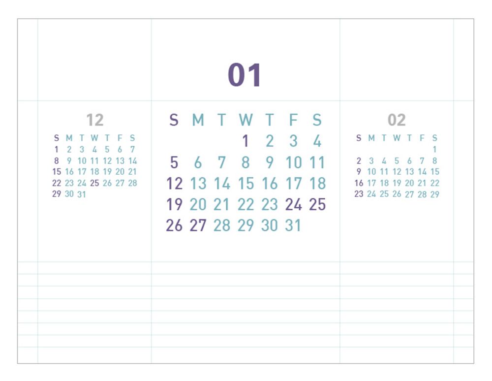 MochiThings: 2020 Prism Desk Calendar