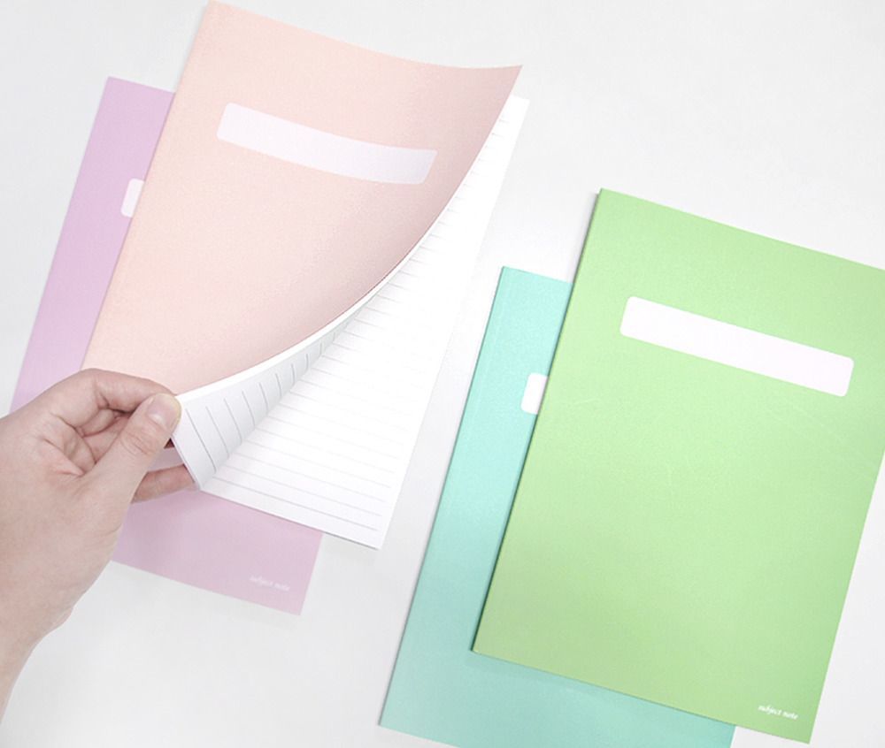 MochiThings: Pastel Simple Lined Notebook (Random)