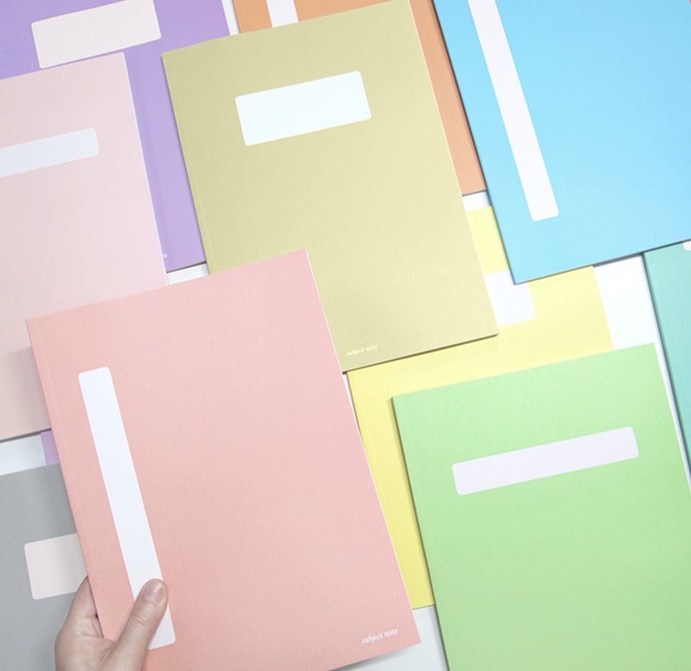 MochiThings: Pastel Simple Lined Notebook (Random)