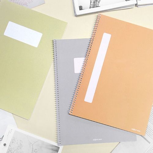 MochiThings: Pastel Spiral Lined Notebook Set of 4