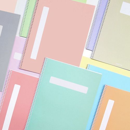 MochiThings: Pastel Spiral Lined Notebook Set of 4