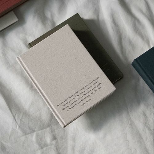 MochiThings: Natural Canvas Plain Notebook