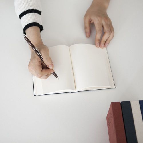 MochiThings: Natural Canvas Plain Notebook