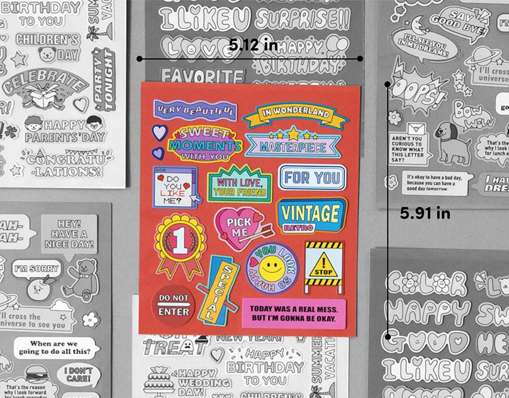 MochiThings: Message Point Deco Sticker