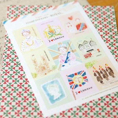 MochiThings: London Stamp Sticker