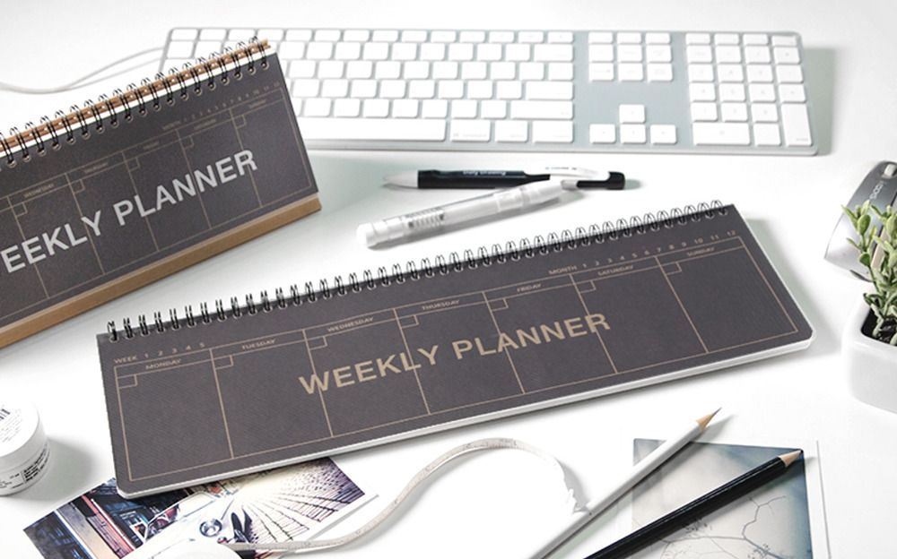 MochiThings: Kraft Desk Weekly Planner