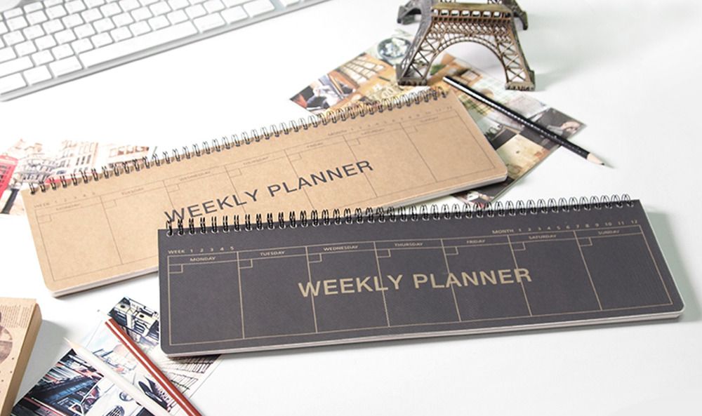 MochiThings: Kraft Desk Weekly Planner