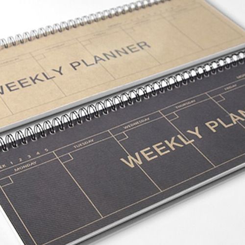 MochiThings: Kraft Desk Weekly Planner