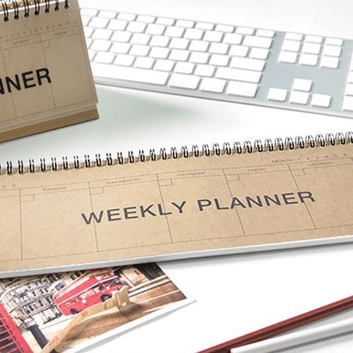 MochiThings: Kraft Desk Weekly Planner