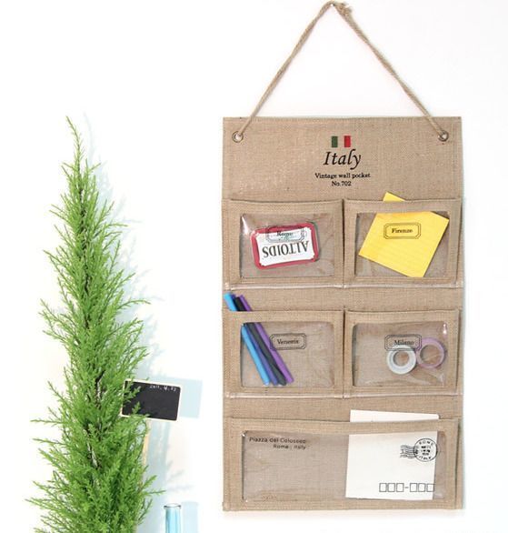 MochiThings: Vintage Clear Wall Pocket