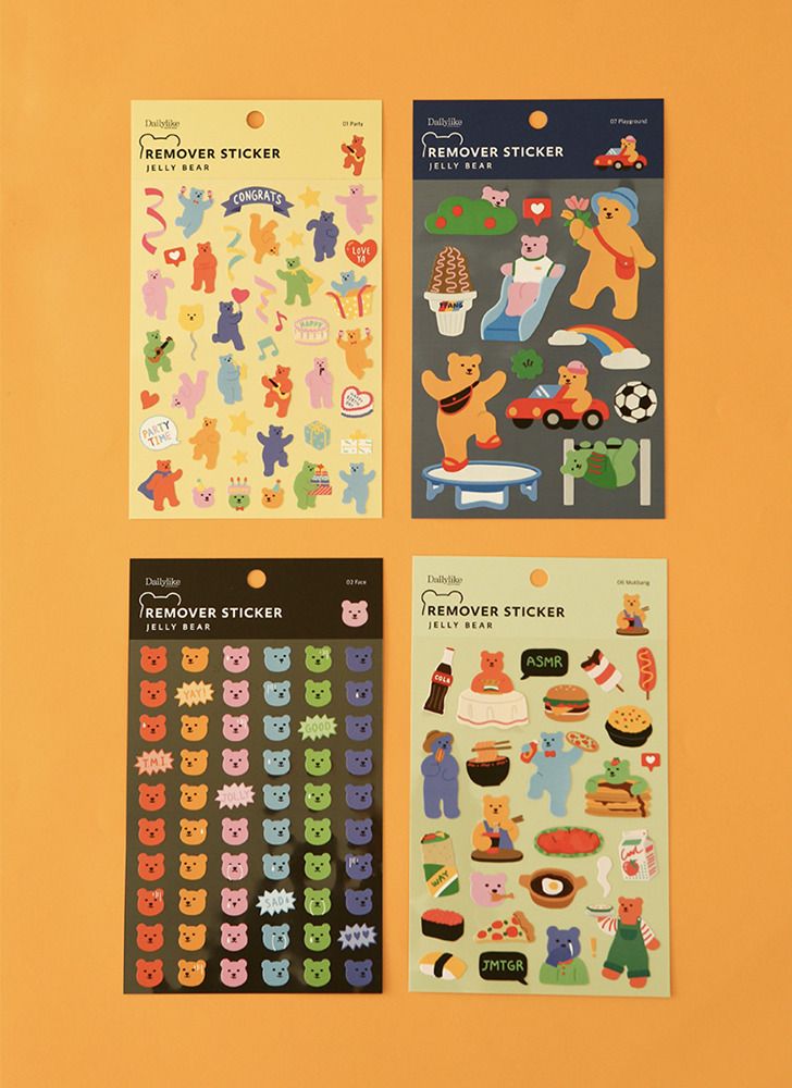 MochiThings: Jelly Bear Removable Sticker