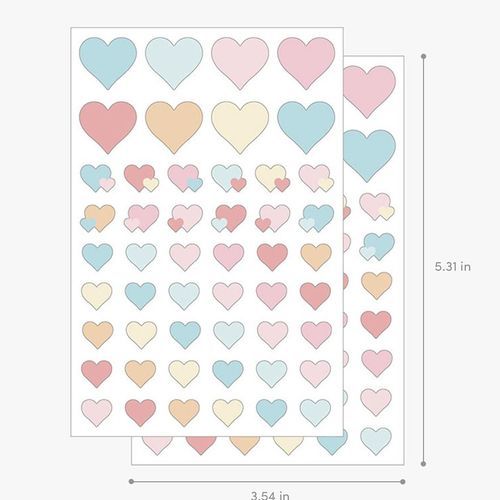 Planning Heart Deco Sticker | mochithings