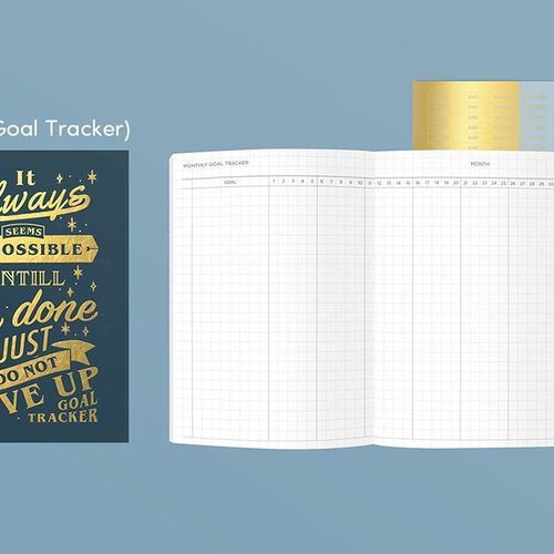 MochiThings: MYO A6 Goal Tracking Notebook