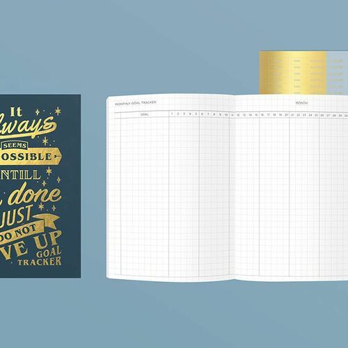 MochiThings: MYO A6 Goal Tracking Notebook