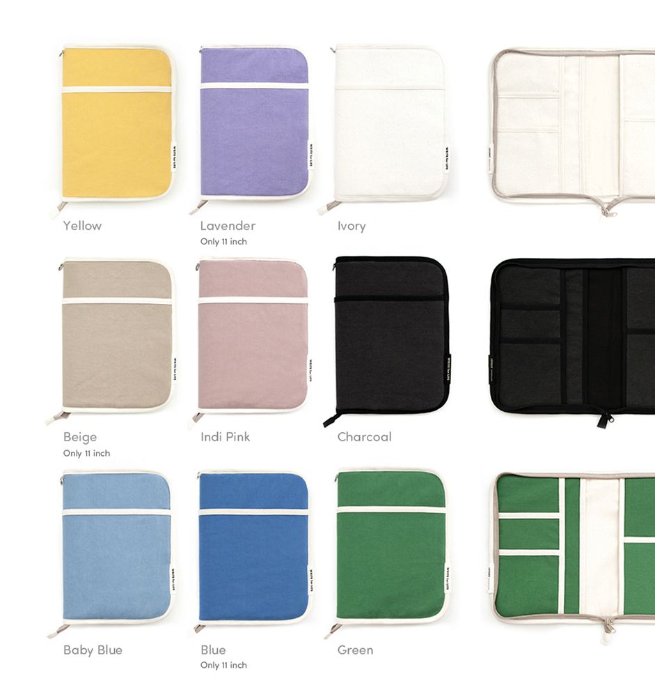 MochiThings: Round Canvas Tablet Pouch