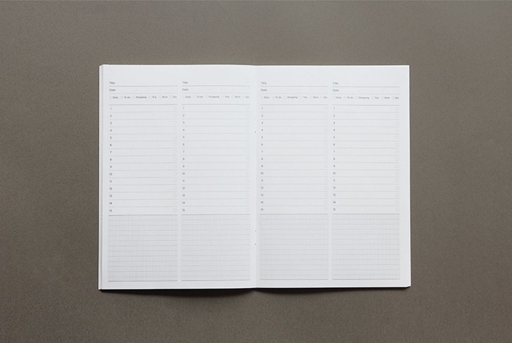 MochiThings: Simple Checklist Notebook