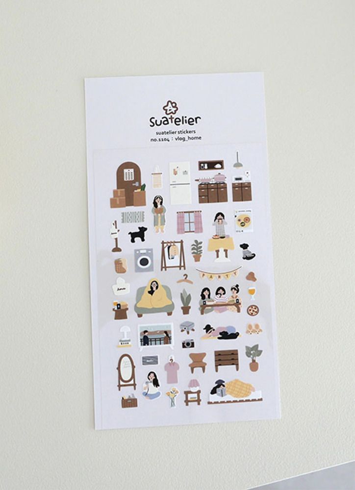 MochiThings: Home Vlog Deco Sticker