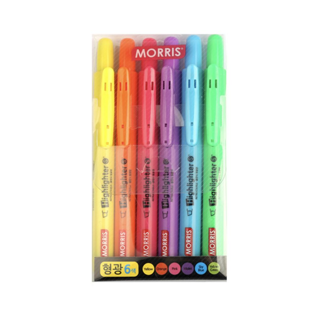 MochiThings: Basic Retractable Highlighter Set
