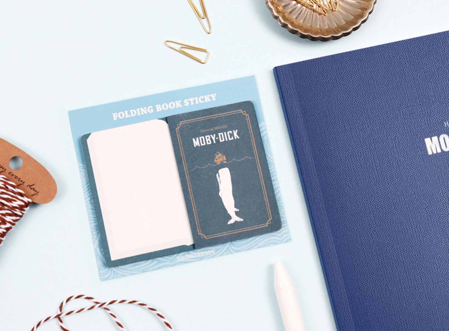 MochiThings: Literature Foldable Book Sticky Note