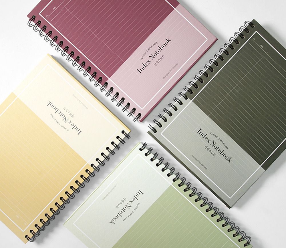 MochiThings: Colorful Index Notebook