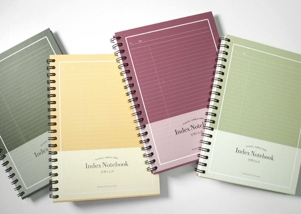 MochiThings: Colorful Index Notebook