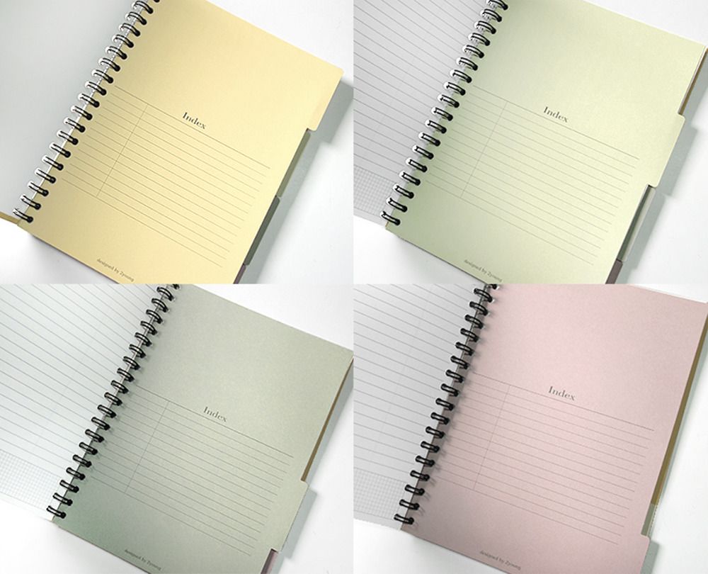 MochiThings: Colorful Index Notebook