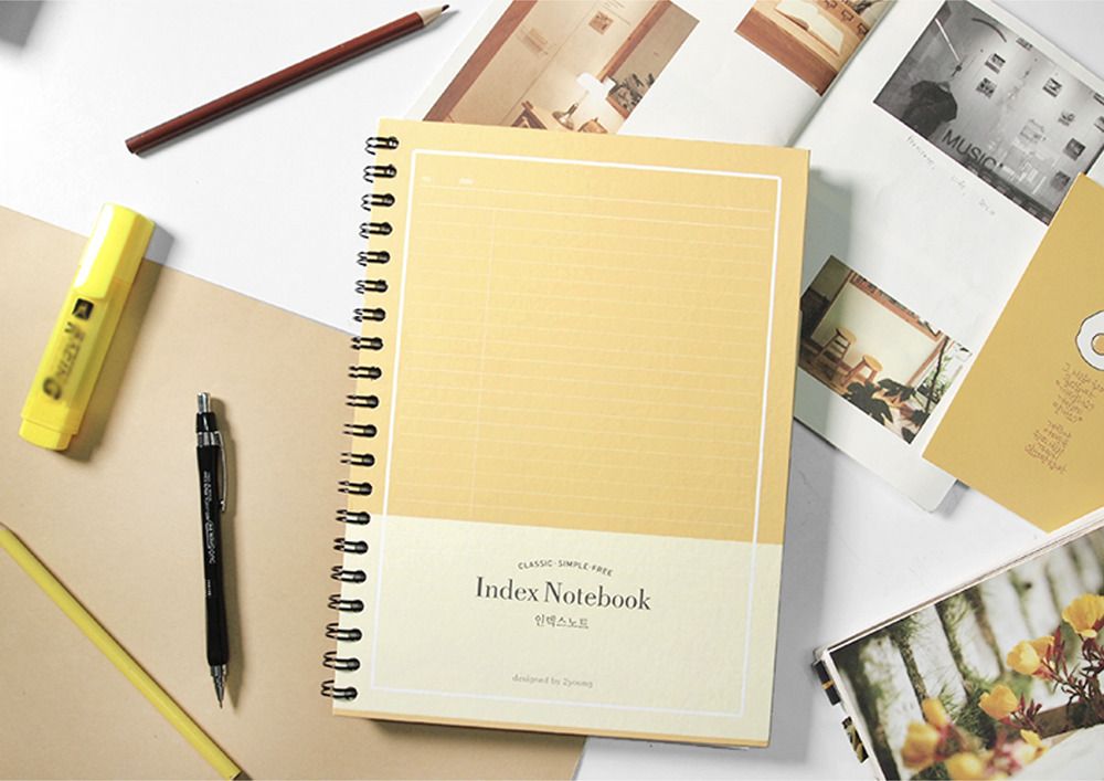 MochiThings: Colorful Index Notebook