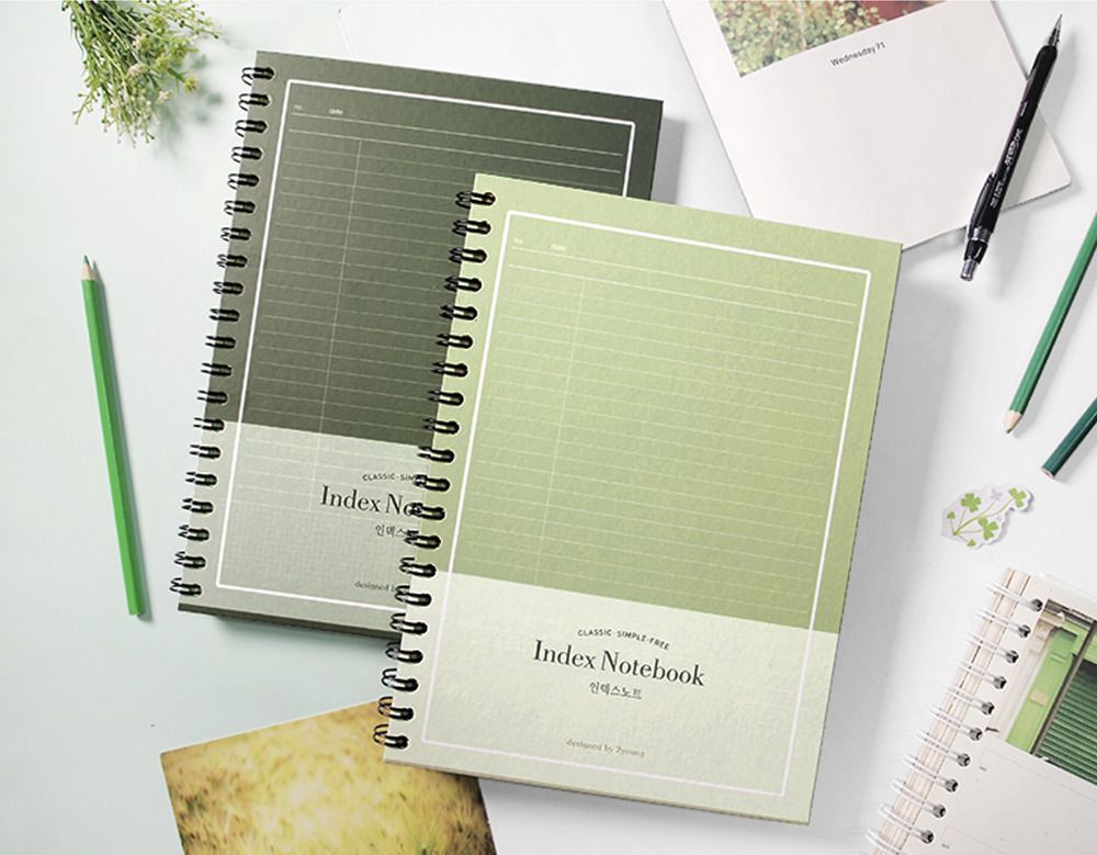 MochiThings: Colorful Index Notebook