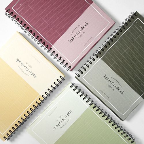 MochiThings: Colorful Index Notebook