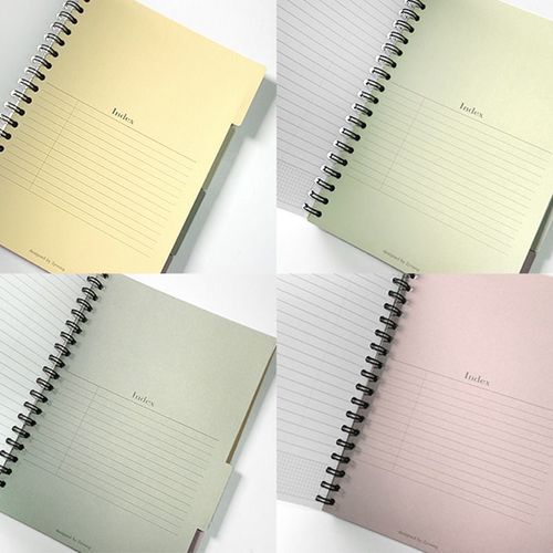 MochiThings: Colorful Index Notebook