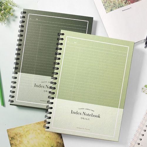 MochiThings: Colorful Index Notebook