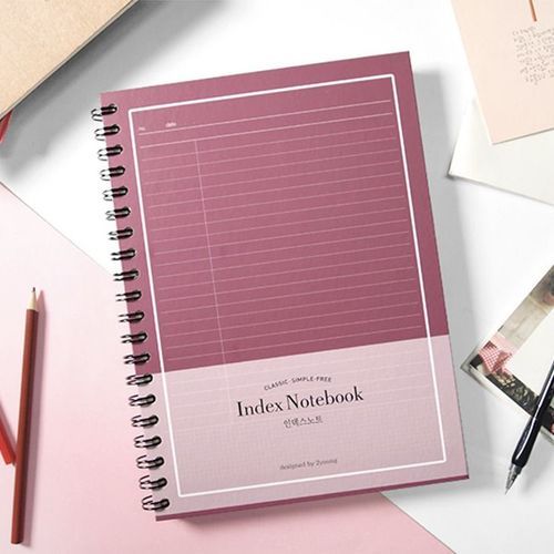 MochiThings: Colorful Index Notebook