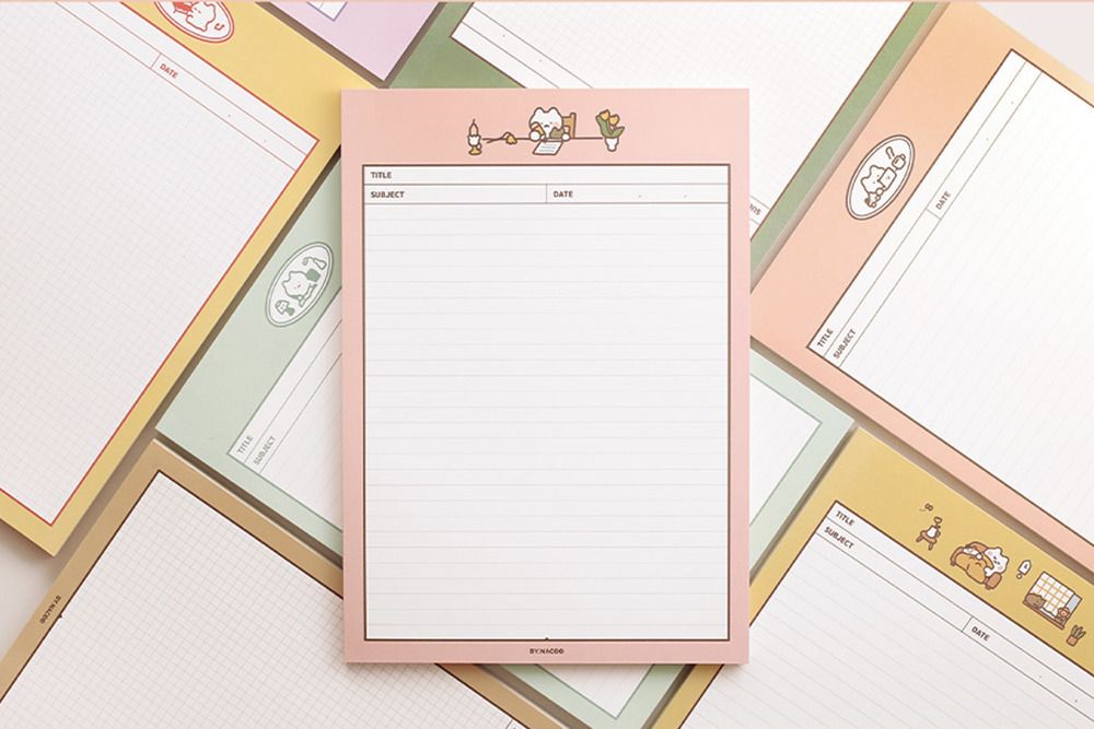 MochiThings: Cat B5 Pastel Notepad