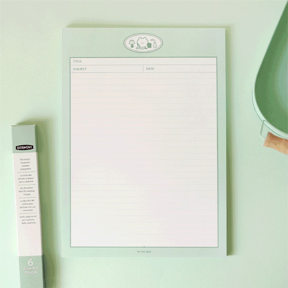MochiThings: Cat B5 Pastel Notepad